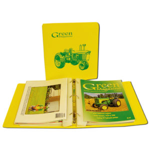 Binder Inserts - Pack of 12 - Green Magazine