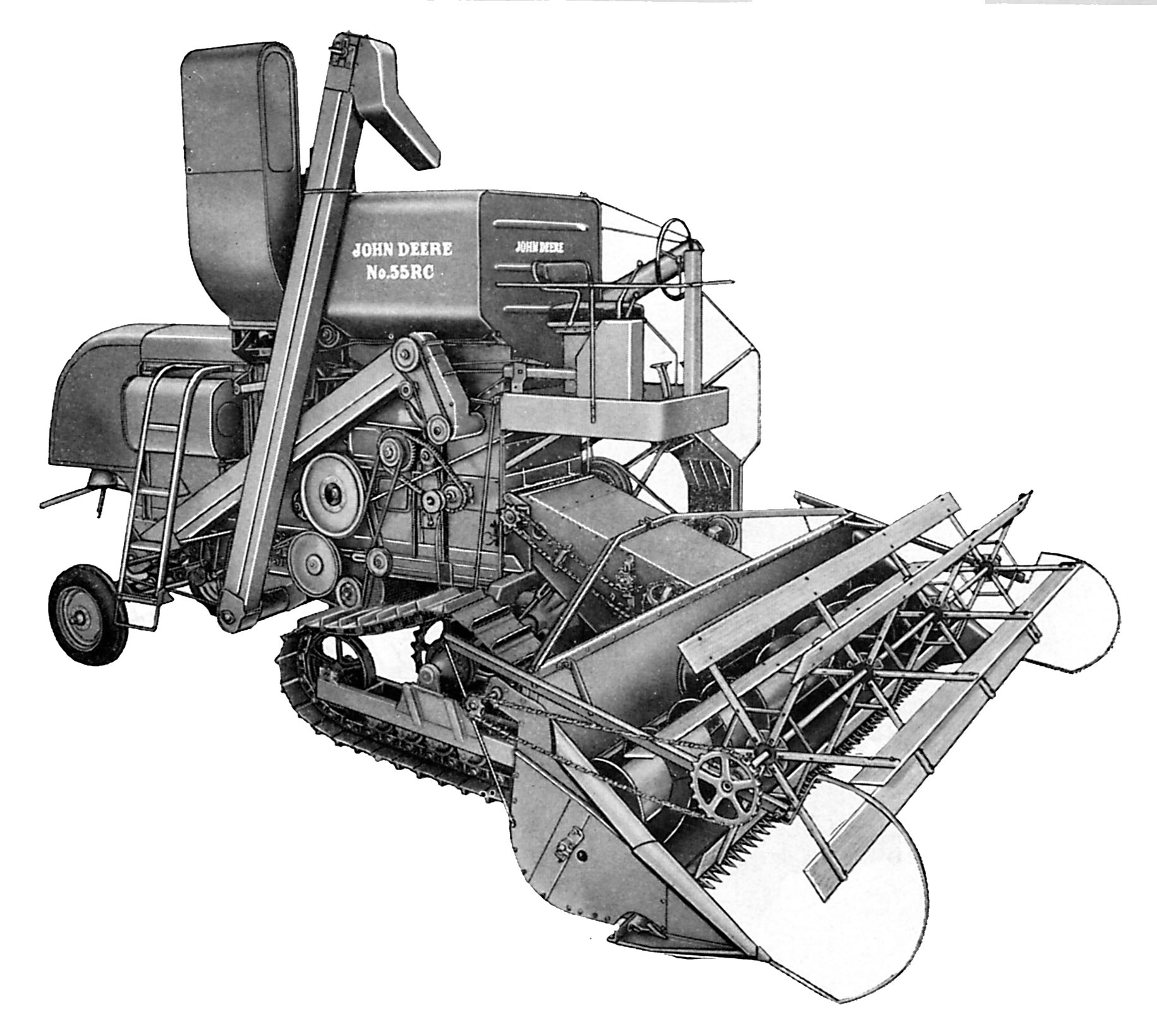A Brief History of Deere's Self Propelled Combines - Green Magazine