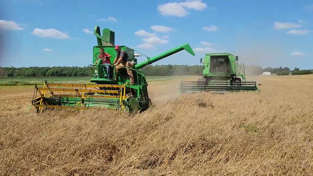 Combining Oats with a 12A, 45 and 9500 - Green Magazine