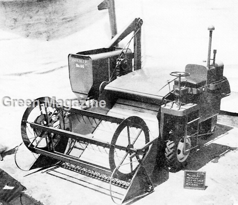 A Brief History of Deere's Self Propelled Combines - Green Magazine
