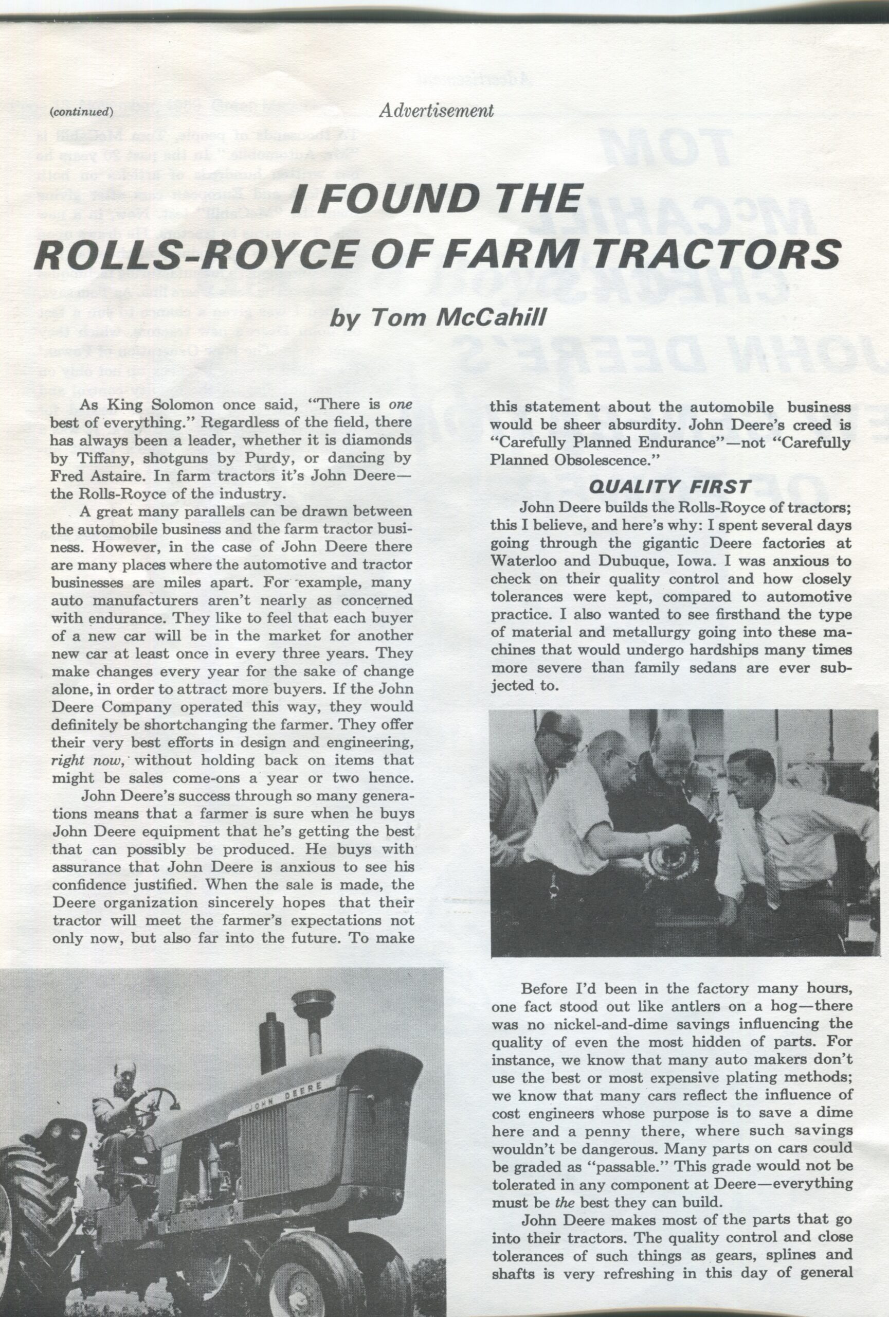 I Found the Rolls Royce of Farm Tractors - Green Magazine